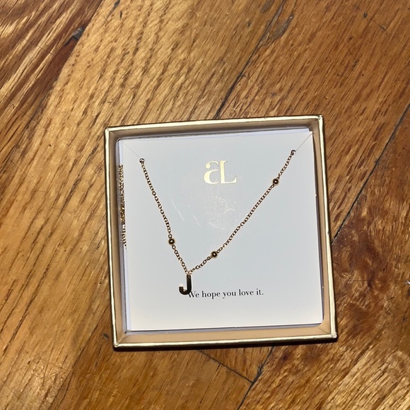 ABBOTTLYON | Jewelry | Brand New Abbottlyon Gold J Necklace | Poshmark